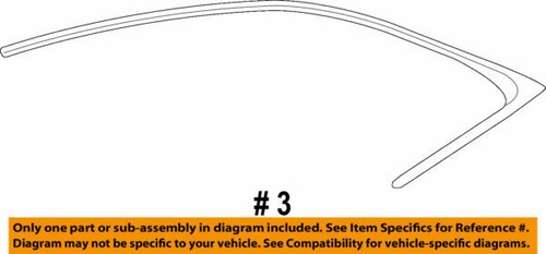 75707-53030 Toyota Moulding sub-assy, rear door window frame, rh ...