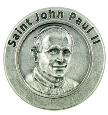 Pope Saint John Paul II Pocket Token with Have No Fear of Moving Prayer ...