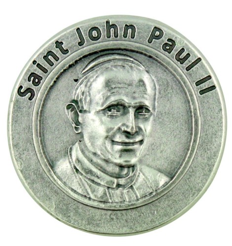 Pope Saint John Paul II Pocket Token with Have No Fear of Moving Prayer ...