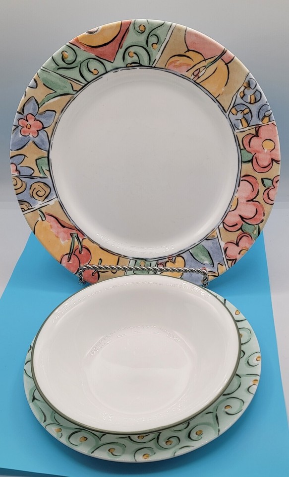 Corelle Watercolor Pattern Replacement Dishes. Dinner, Lunch Plates ...