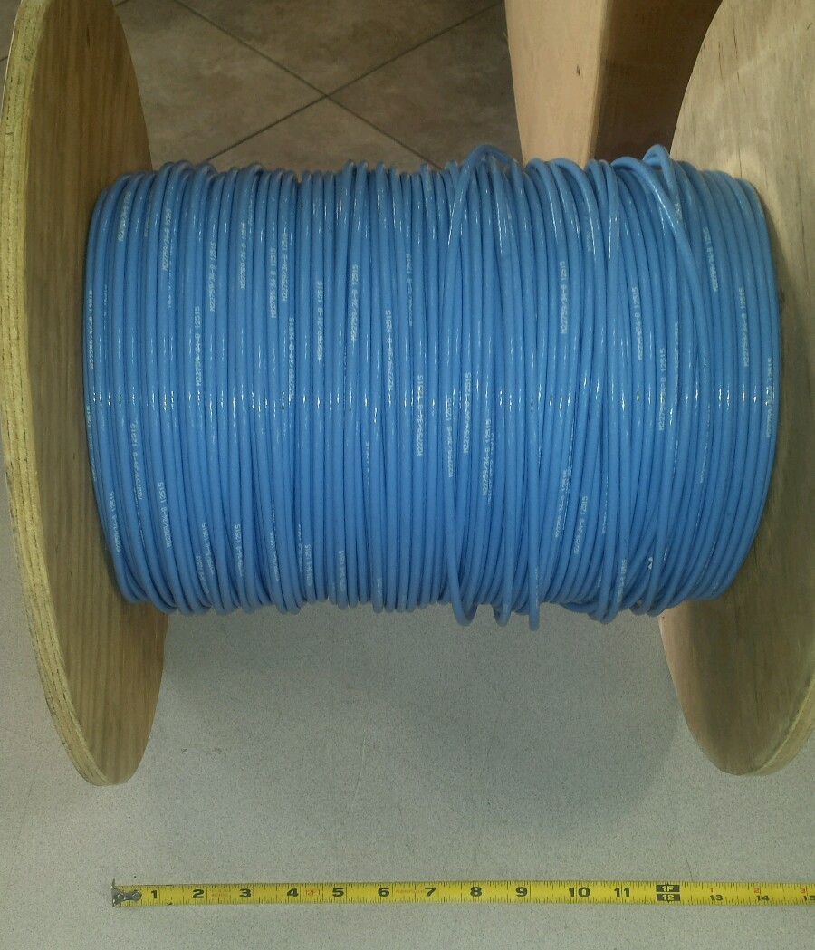 (25 FT) Allied Wire M22759/34-8-6 (8 awg) Blue Electrical Wire 133/C ...