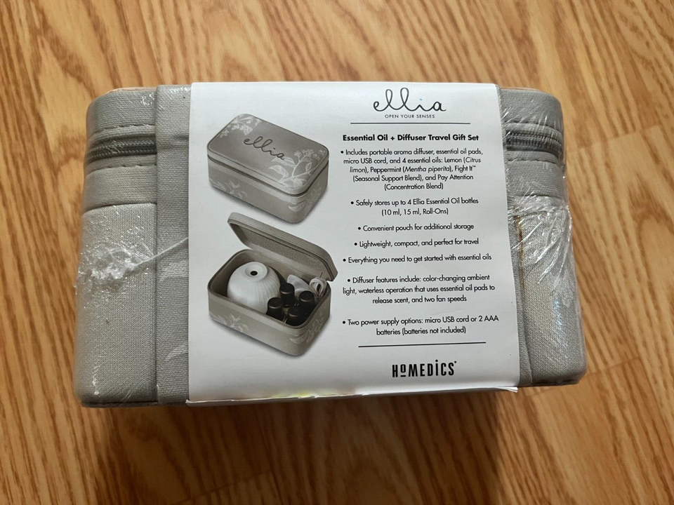 Homedics Ellia Essential Oil + Diffuser Travel Kit | eBay