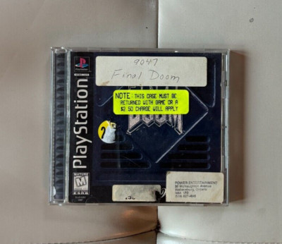 Final Doom (PlayStation, PS1, 1996) Case and Info Card Only | eBay