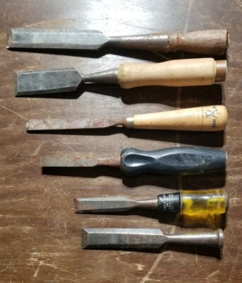 Vintage Craftsman Six Piece All Steel Wood Chisel Set (6) | eBay