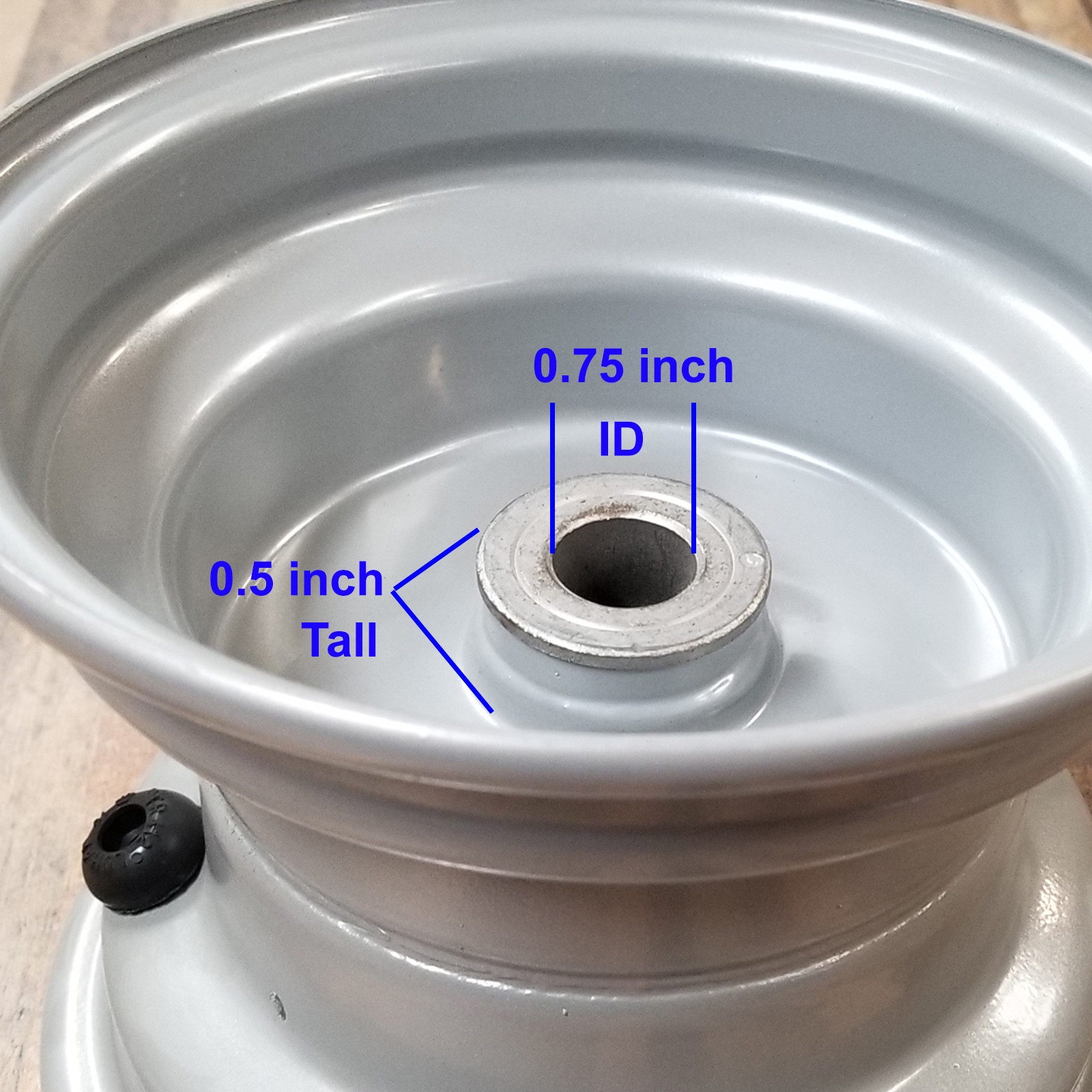 6x4.5 Riding Lawn Mower Garden Tractor RIM WHEEL 3/4" bushing for 15x6 ...