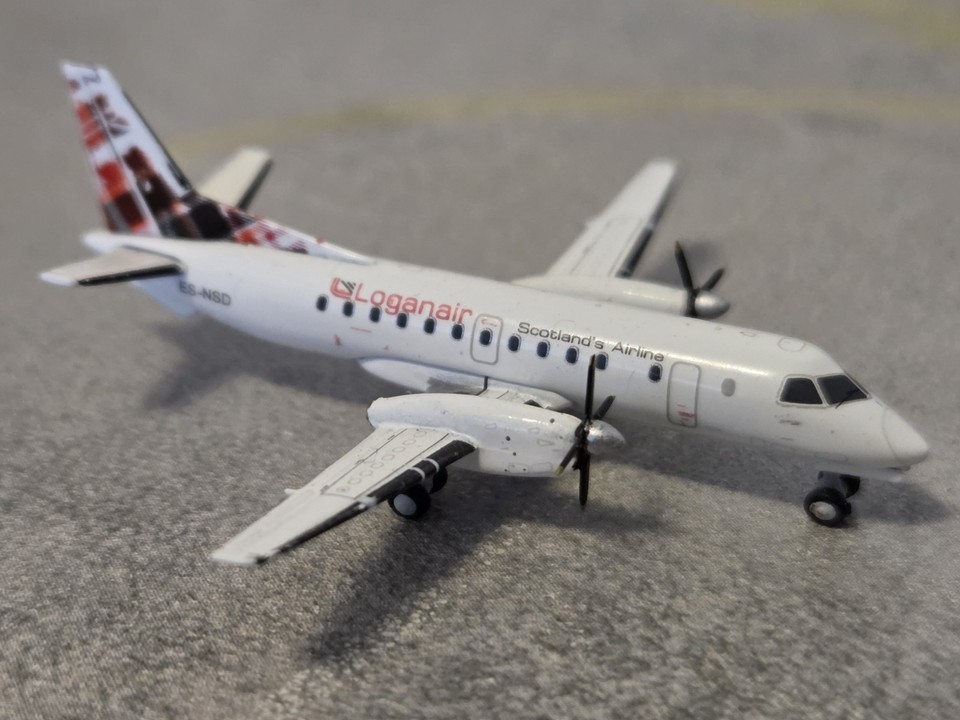 Gemini Jets Saab 340B Loganair Model Aircraft 1:400 Scale | eBay UK