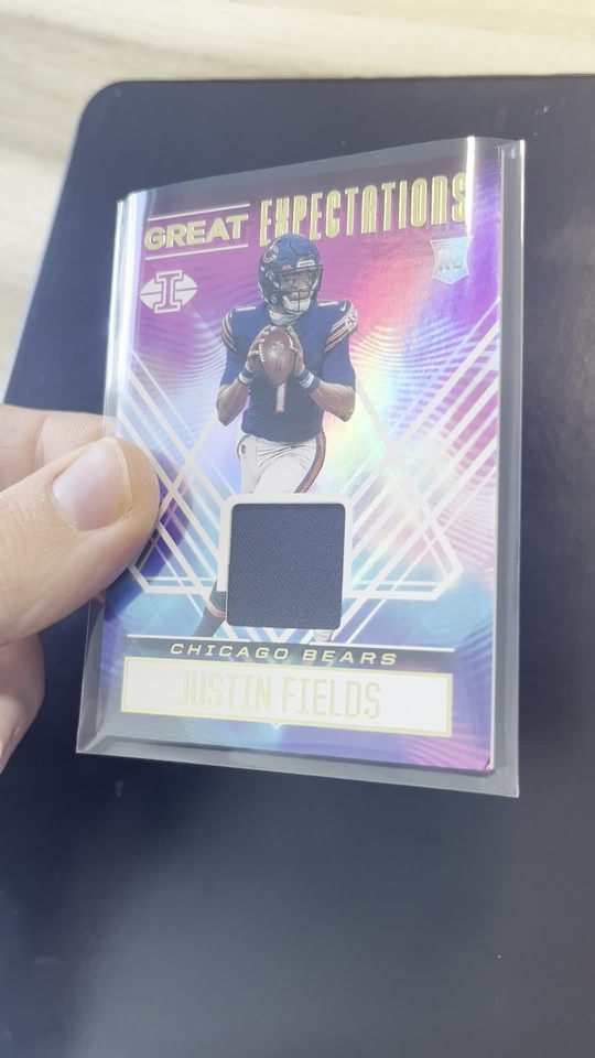 2021 Panini Illusions - Great Expectations #GE-JF Justin Fields (MEM ...