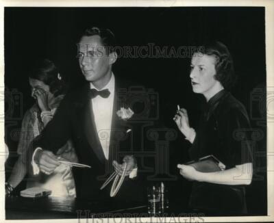 1936 Press Photo New York Socialites Mr & Mrs Frederick Moseley at ...