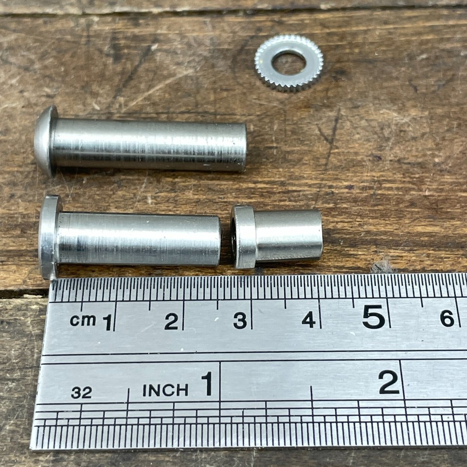 Vintage Recessed Brake Pivot Bolt Anchor Sleeve Recessed Nut Set Lot ...