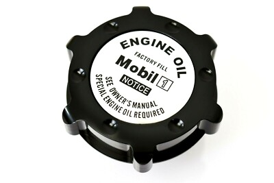 BLACK ALUMINUM ENGINE OIL FILLER CAP FOR GM CHEVY LS1 LS2 LS3 LS6 ...