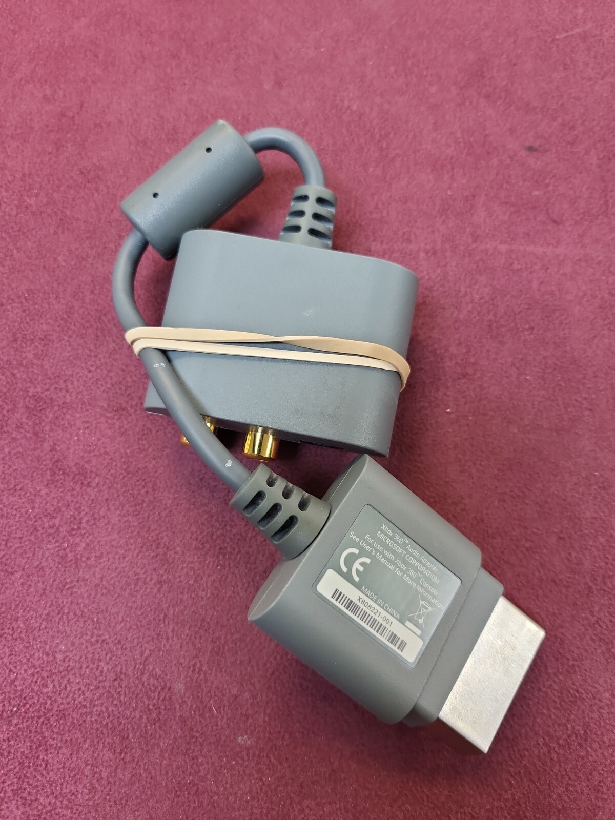 Official OEM Microsoft Xbox 360 Audio Adapter Cable | eBay