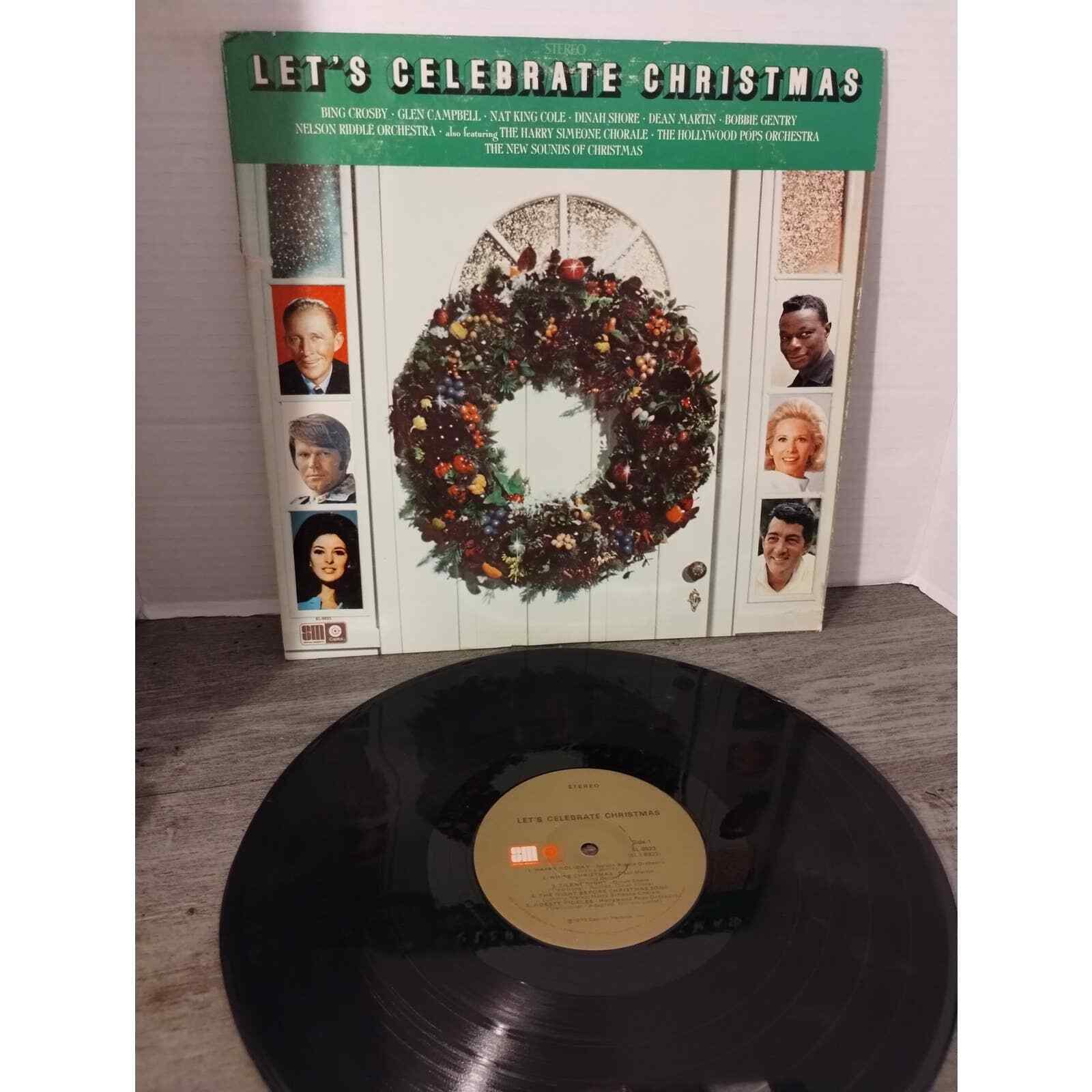 Let's Celebrate Christmas Vinyl LP SL6923 Dean Martin Bing Crosby Nat ...