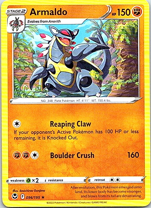 Armaldo Evolution Chart