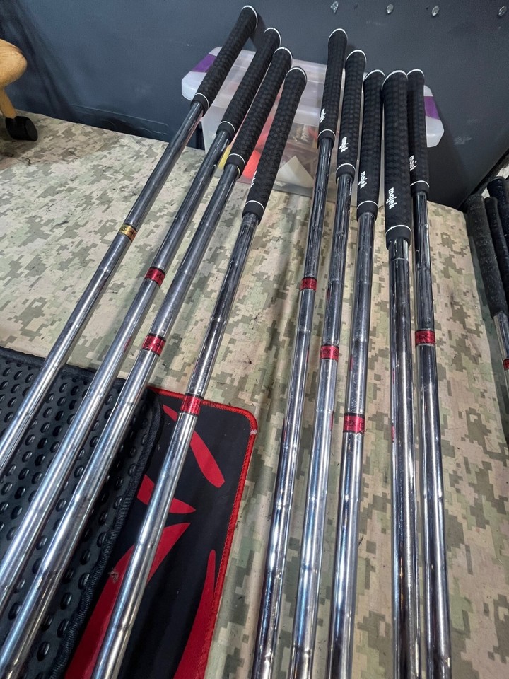 BEN HOGAN EDGE GS FORGED IRON SET 2-SW- GOOD SHAPE FT WORTH-NEW GRIPS ...