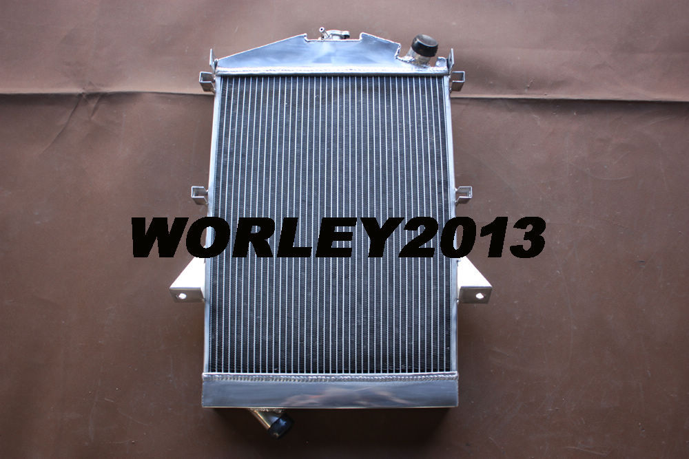 3 core aluminum radiator for Jaguar XK140 3.4 1955 1956 1957 manual | eBay