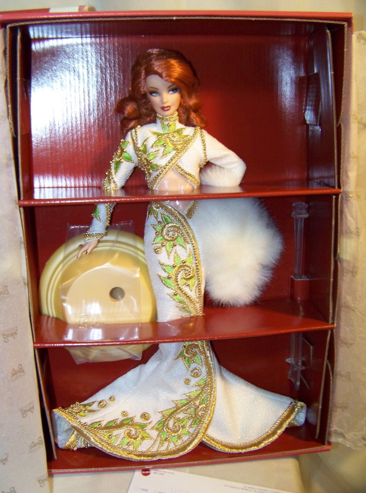 Radiant Redhead Barbie Doll Bob Mackie The Red Carpet Collection Mattel ...