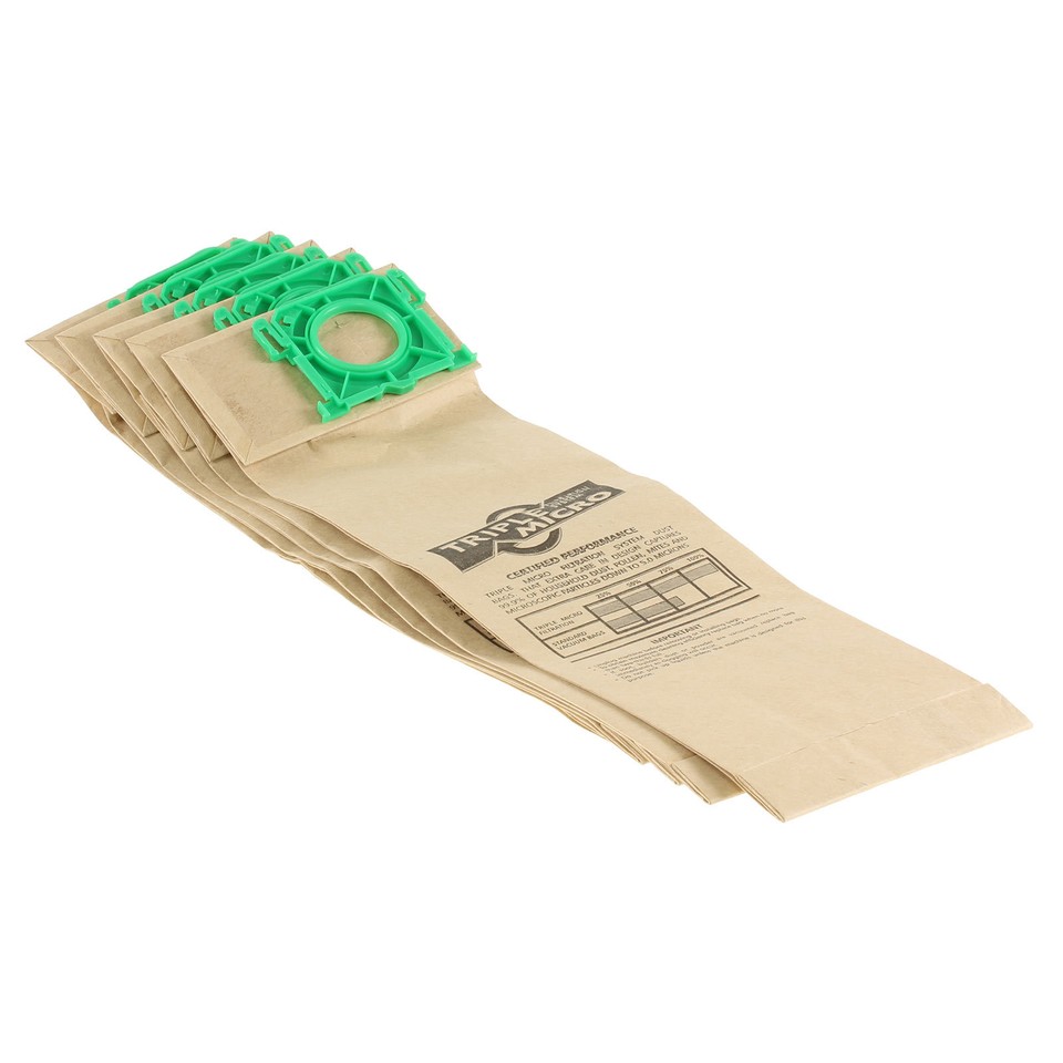 10 X Paper Dust Bags For Sebo X & C Series Vacuum Cleaner With Plastic ...