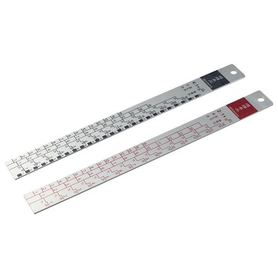 Alloy Car Paint Dipstick Scale Paint Ruler 2:1 & 4:1 Tools Mixing Ratio ...
