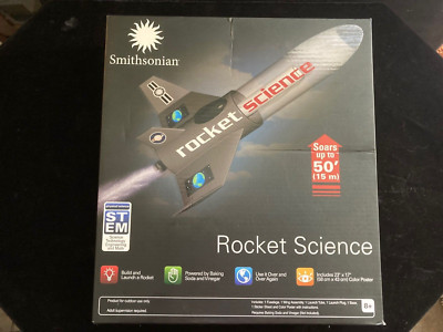 Smithsonian ROCKET SCIENCE Kit~Build & Launch~Reusable STEM Kids Toy ...