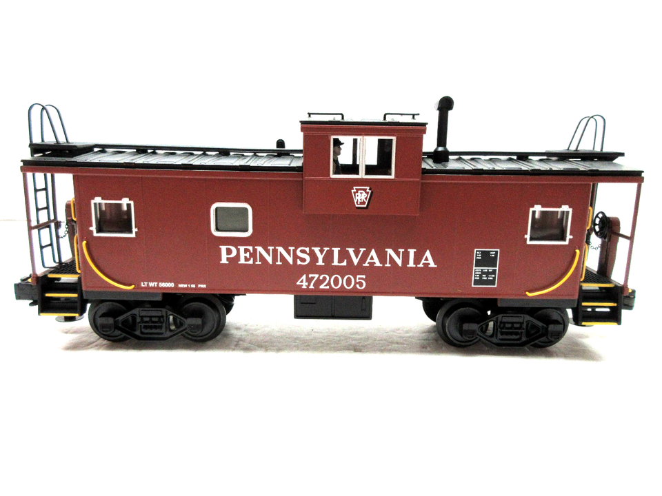 MTH 20-91168 PENNSYLVANIA PRR O SCALE EXTENDED VISION CABOOSE - REAL ...