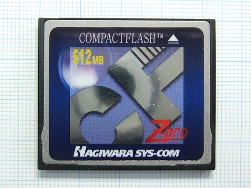 Hagiwara Sys-Com Compact Flash 512Mb Used | eBay