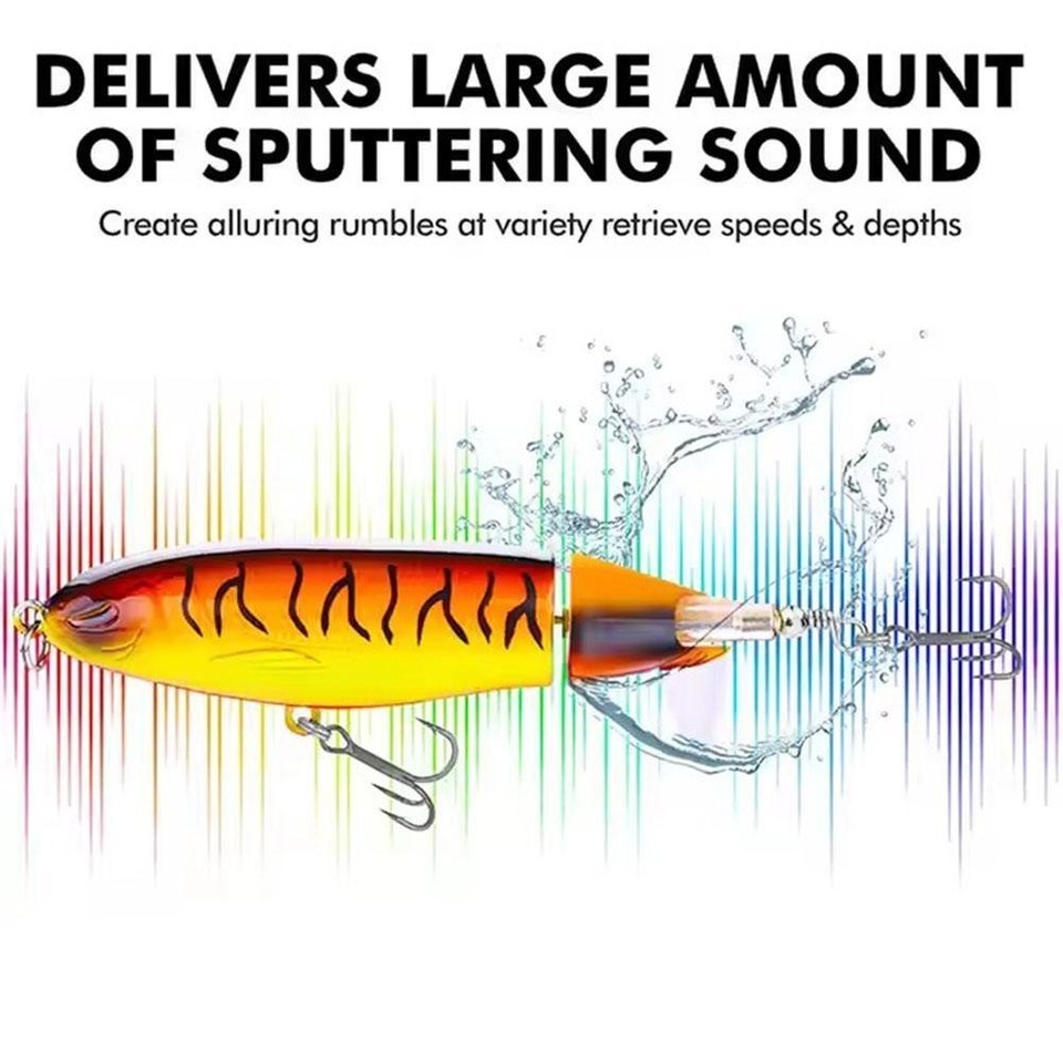 Propeller Fishing Lures 3.90" Wear-resistant Freshwater Saltwater W9D6 ...