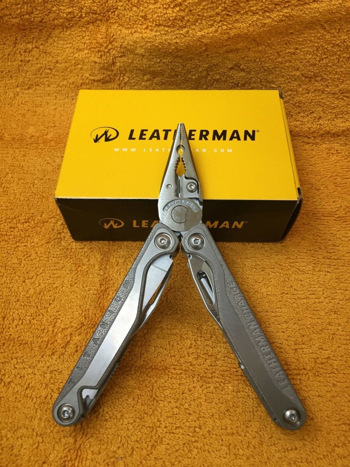 Leatherman Charge Plus TTI Multi-Tool 19 Function 832537 Titanium With ...