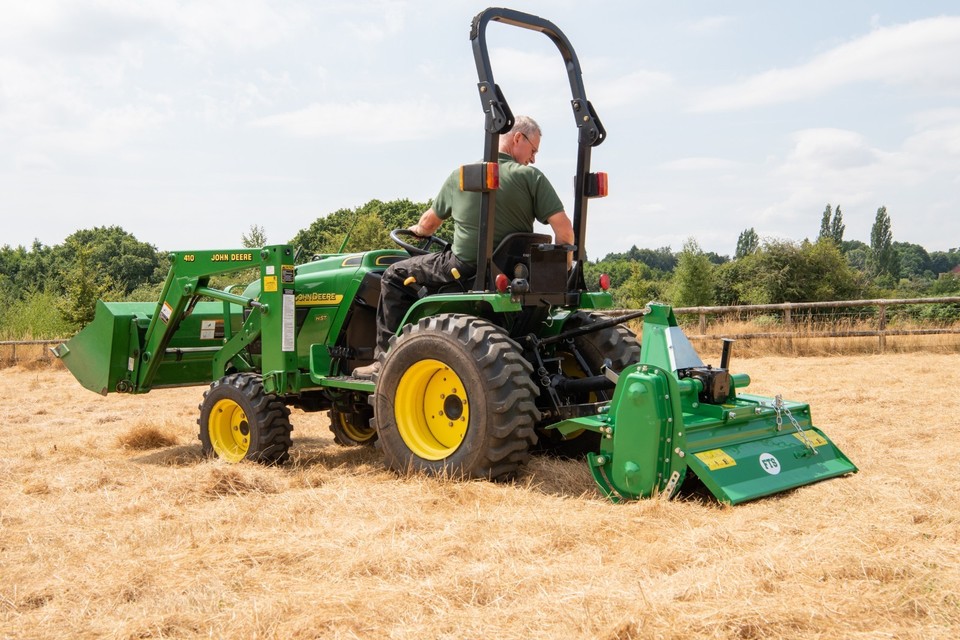 S-FTL155 - Rotary Tiller/Rotavator/Rotovator 1.55m wide - For Compact ...