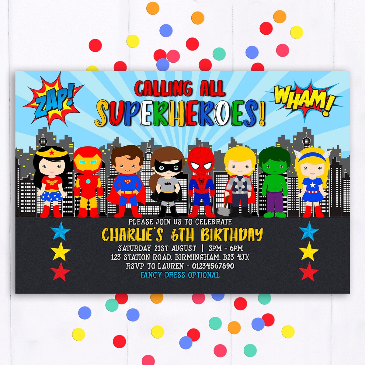 Diy Superhero Invitations Spider Super Hero Party! – Ocala Main