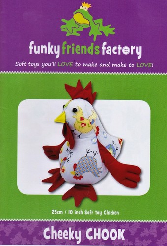 Cheeky Chook / Chicken Soft Toy Pattern by Funky Friends Factory | eBay