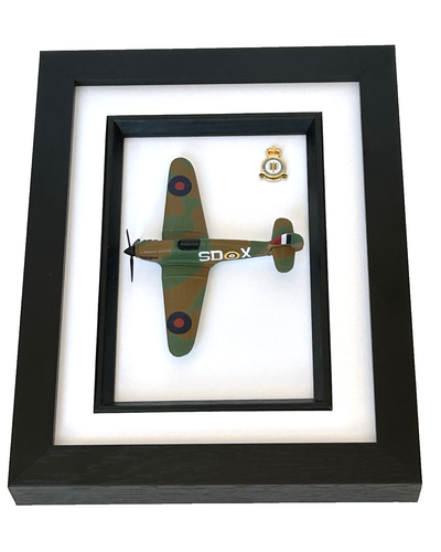 Corgi RAF Hurricane model & Fighter Command Badge in a frame Code3 ...