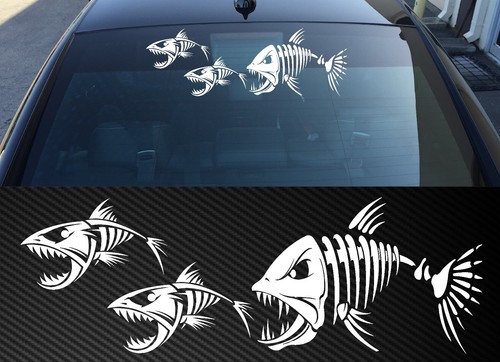Marine Fishing big fish pelagic 4x4 car BIG SIZE Boat Decals Stickers ...