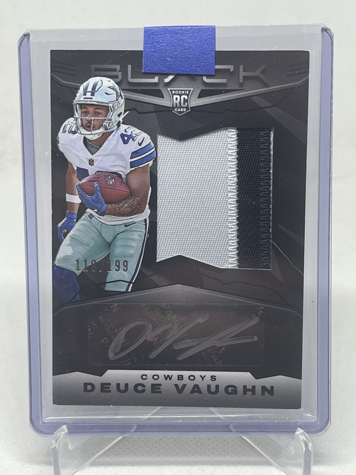 2023 PANINI BLACK SSP RC DEUCE VAUGHN RPA ROYAL VARIANT #/199!!! BEAUTY ...