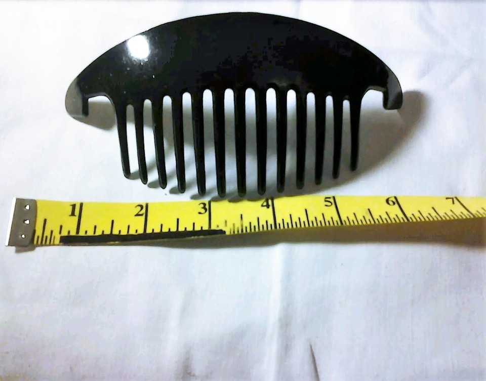 4 set Interlocking Banana Combs Hair Clip French Side Comb Holder Pick ...