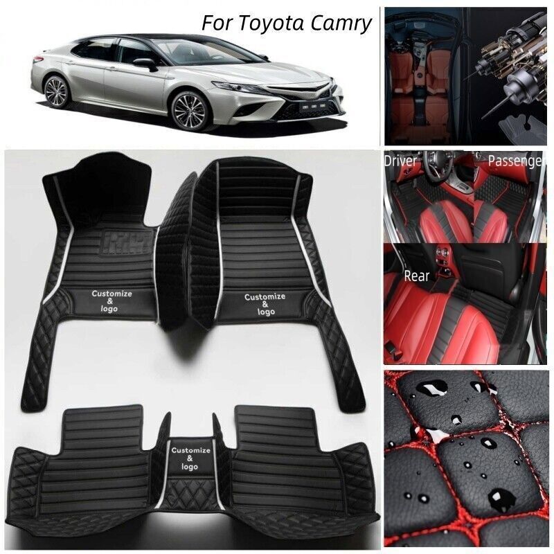 For Toyota Camry Mats Car Floor Mats Carpets Waterproof Cargo Liners ...