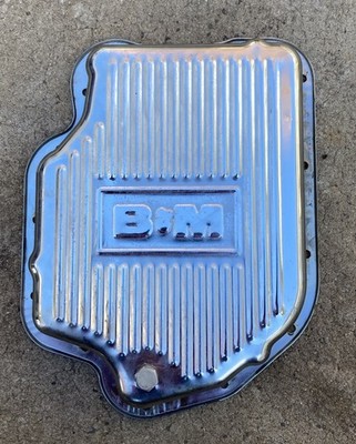 Vintage B&M TH400 Transmission Pan Stamped Steel Chrome | eBay
