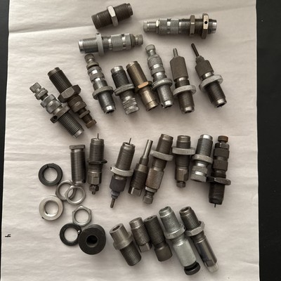 30pc Lot Of Mixed Reloading Dies/parts /old Vintage / | eBay