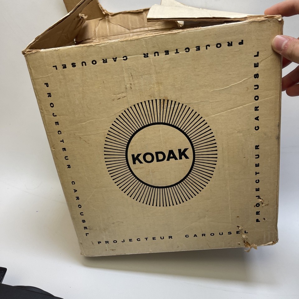 Vintage Kodak Carousel 650H Slide Projector w/ Orignal Box + Manual No ...