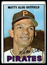 1967 Topps Pittsburgh Pirates Stickers - Matty Alou #28 for sale online ...