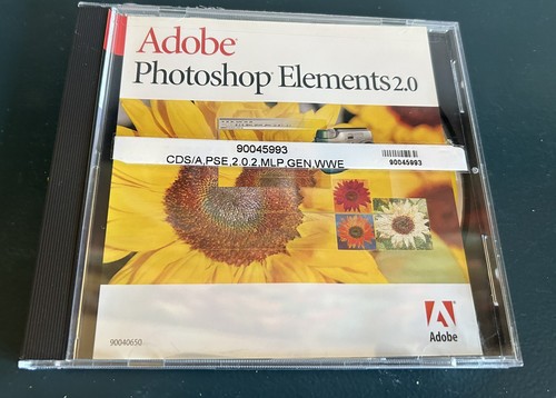 Adobe Photoshop Elements 2.0 CD With Serial Number | eBay