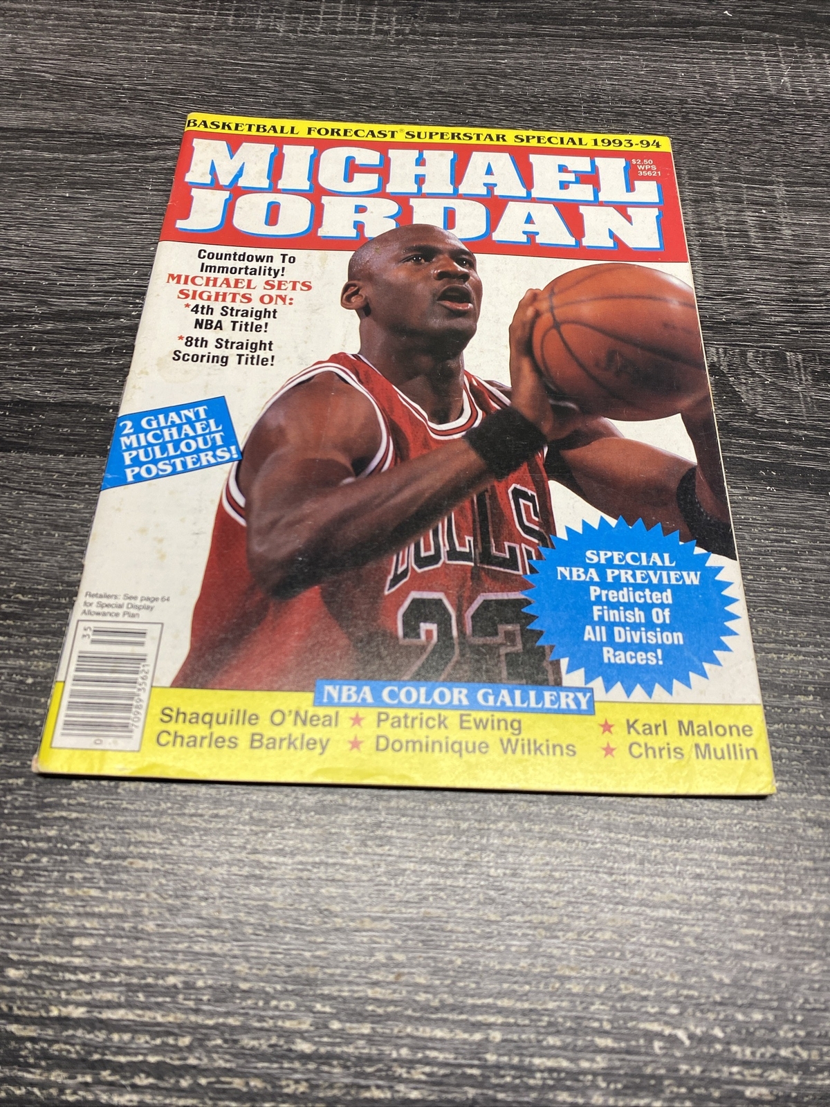 Michael Jordan Basketball Forecast Superstar Special 1993-94 Magazine ...