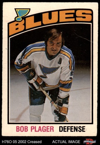 1976 O-Pee-Chee NHL #369 Bob Plager Blues 3 - VG H76O 05 2002 | eBay