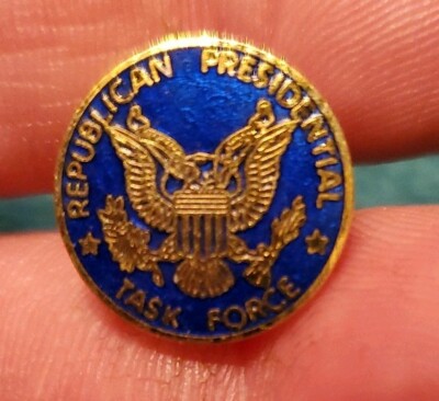23I Republican Presidential Task Force Political Hat Pin Tie Tack ...