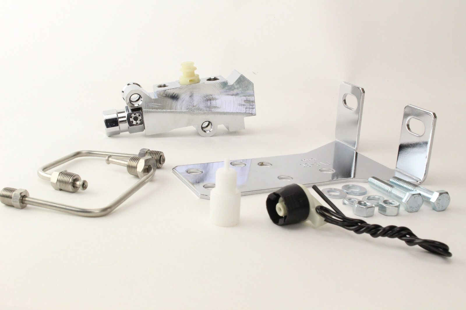 Bottom Mount Chrome Disc Drum Proportioning Valve Kit 9/16 & 1/2 Ports ...