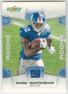 2008 Score MARIO MANNINGHAM ROOKIE card #395 | eBay