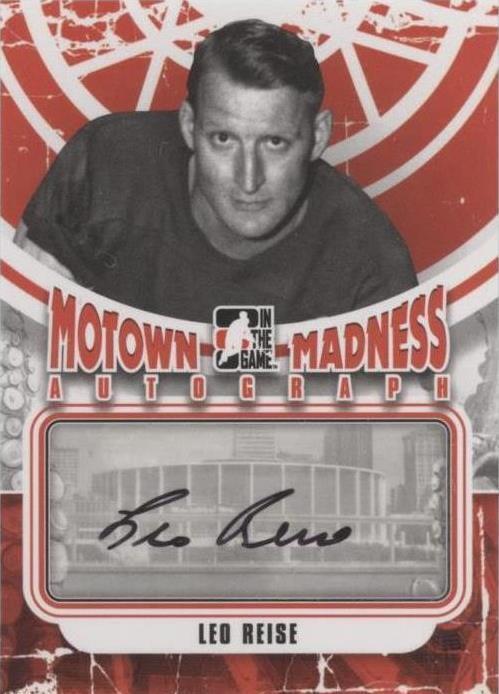 2012-13 In the Game Motown Madness - Autographs Leo Reise #A-LR (AU ...