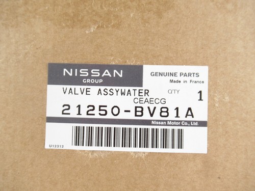 Genuine OEM Nissan 21250-BV81A Water Valve 2017-2019 Sentra 2015-2017 ...