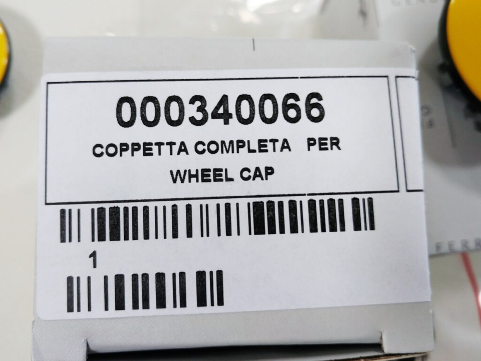 Ferrari Wheel Center Cap Set of 4 - 340066 | eBay