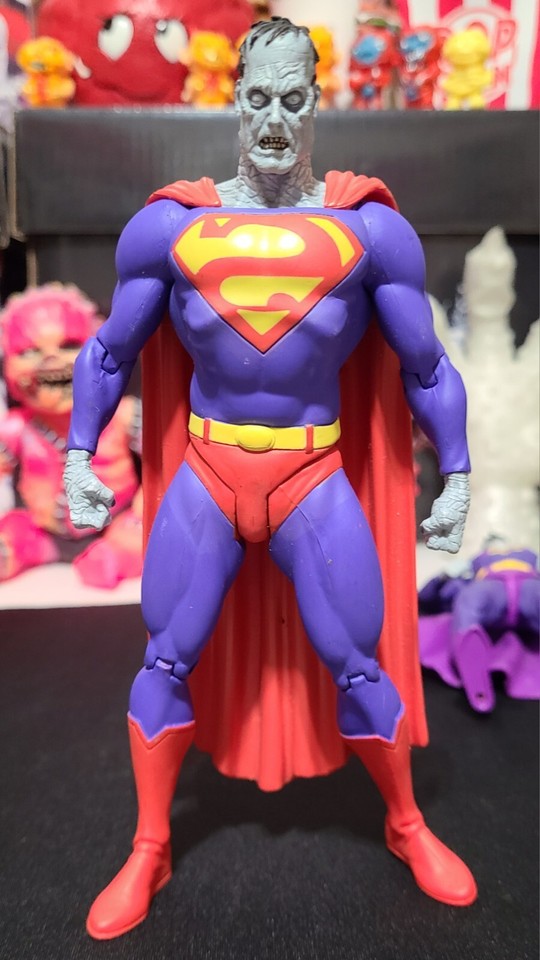 Bizzaro Superman Action Figure Lot DC Alex Ross Justice League Doomsday ...