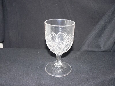 Texas Bull's Eye water goblet glass EAPG | eBay